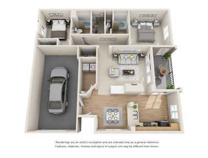 Valencia CA Apartments | Provence at Valencia Floor Plans