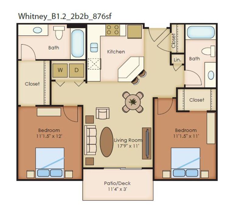 Williston Apartments | Fair Hills Floor Plans