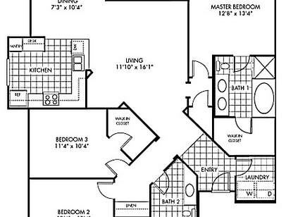 Valencia CA Apartments | Provence at Valencia Floor Plans