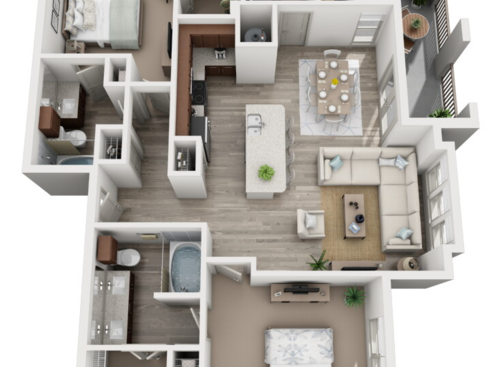 1-3 Bedroom Apartments in Pflugerville, TX | Enclave Falcon Pointe