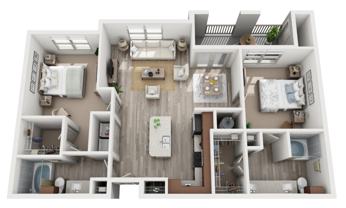 1-3 Bedroom Apartments in Pflugerville, TX | Enclave Falcon Pointe