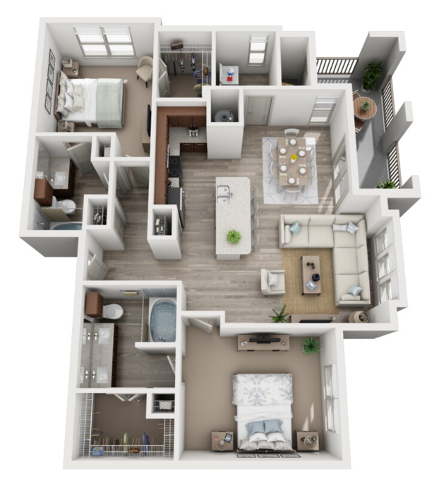 1-3 Bedroom Apartments in Pflugerville, TX | Enclave Falcon Pointe