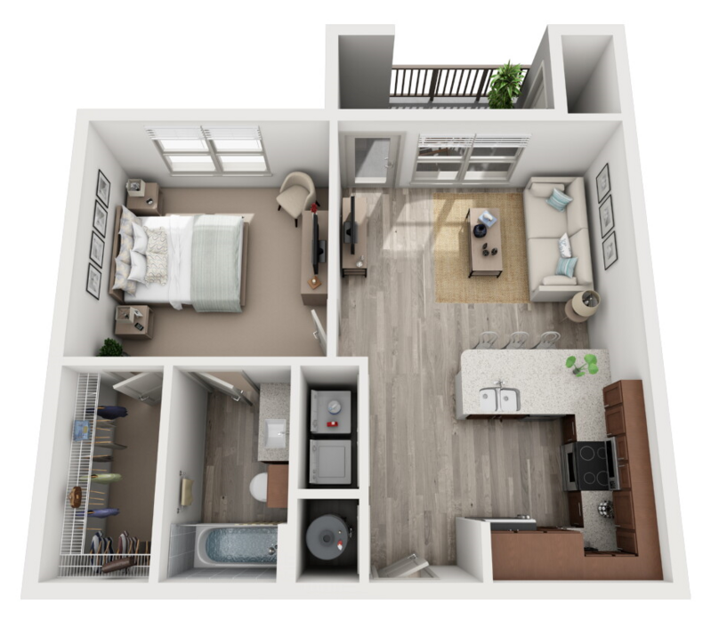 1-3 Bedroom Apartments in Pflugerville, TX | Enclave Falcon Pointe