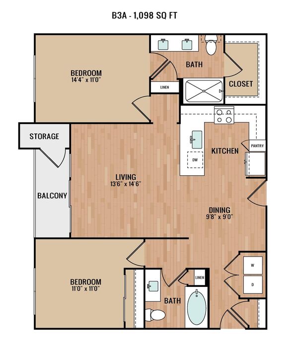 1-3 Bedroom Apartments Littleton, CO | HiLine at Littleton Commons