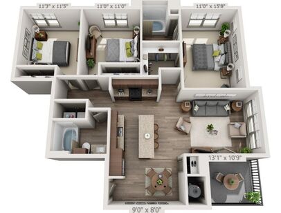 1-3 Bedroom Apartments Littleton, CO | HiLine at Littleton Commons