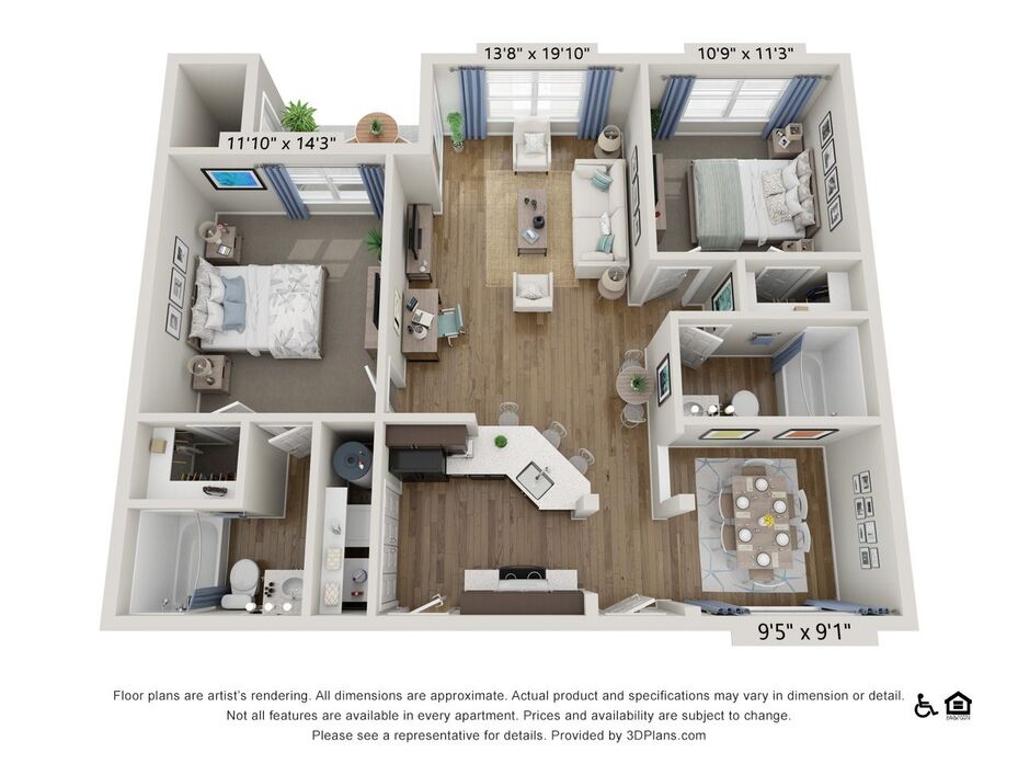 Commons at Briargate Apartments Colorado Springs | Floor Plans